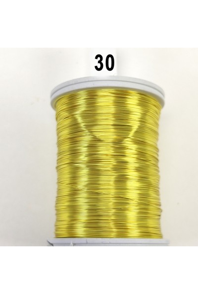 Hobizubi Janjan Sarı Filografi Teli 60 No - 30 Hobizubi Janjan Sarı Filografi Teli 60 No - 30