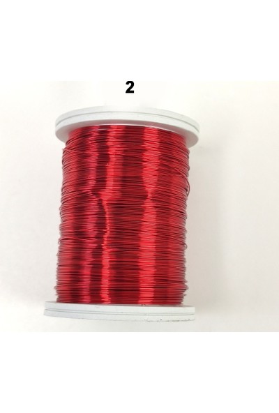Hobizubi Kırmızı Filografi Teli 80 No - 2