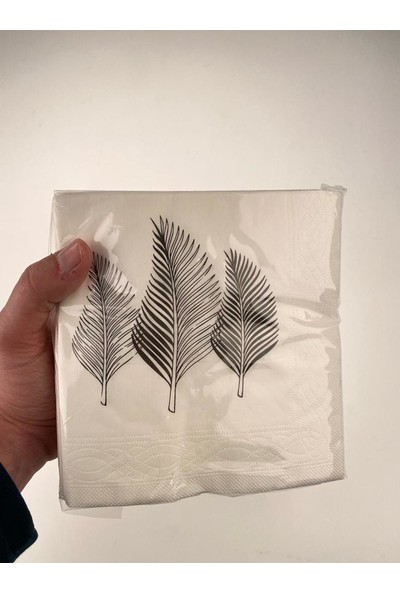 The Company Yaprak Desenli 100'LÜ Peçete