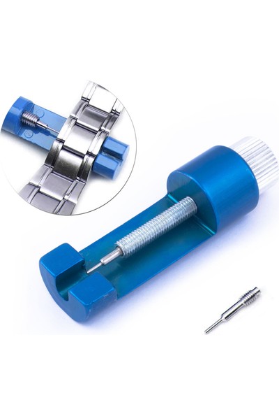 chrono Çelik Uçlu Kordon Kısaltma Pim Çıkarma Saatçi Tamir Sehpası + Yedek Uç