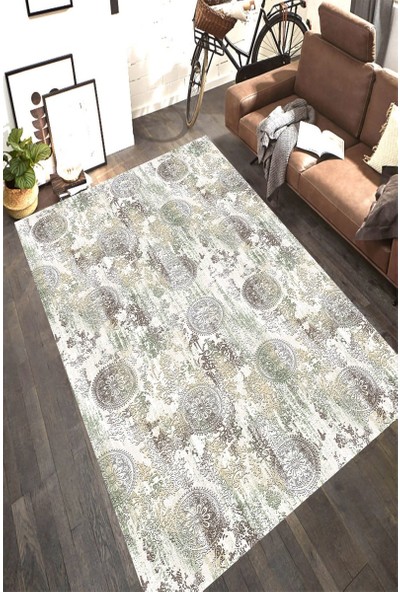 İnka Halı Antibakteriyel Lastikli Süngerli Yıkanabilir Halı Örtüsü HRC2285