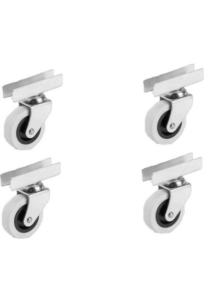 Hts Hırdavatım 50X20 Gri Uzun U Tablalı Teker (4 Adet) Hts Hırdavatım 50X20 Gri Uzun U Tablalı Teker (4 Adet)