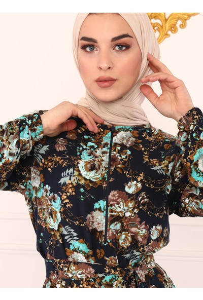 Benim Olayım Giyçık Rahat Kalıp Elbise