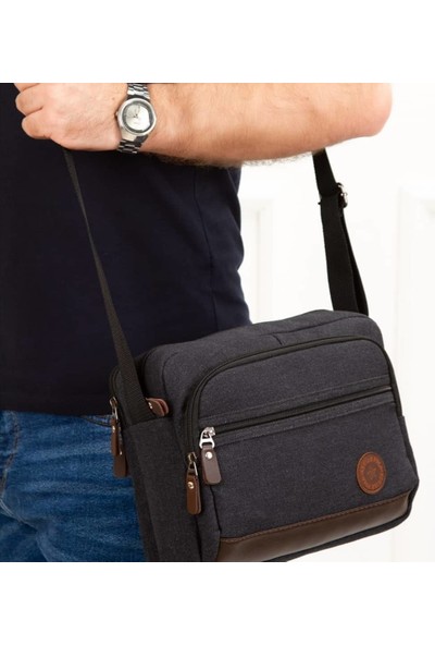 Newish Polo Erkek Kanvas Omuz Çantası Newish Polo Erkek Kanvas Omuz Çantası