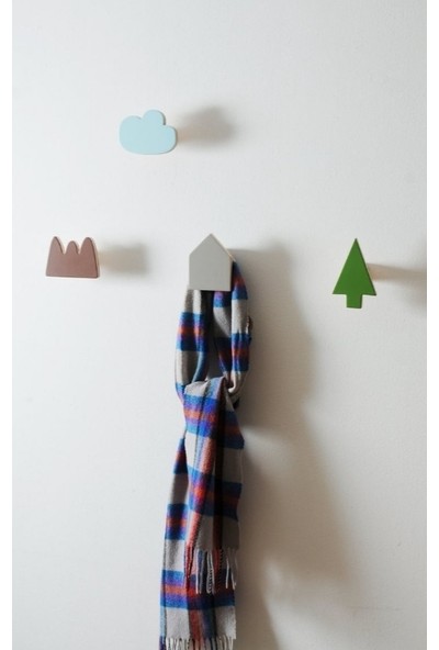 Babyroomstore Dekoratif Askı Set Duvar Askısı 4'lü