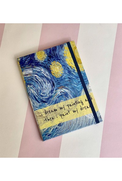 Lolla Box Van Gogh Lastikli Sert Kapak Defter Lolla Box Van Gogh Lastikli Sert Kapak Defter