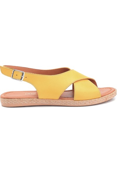 Derimod Kadın Casual Deri Sandalet