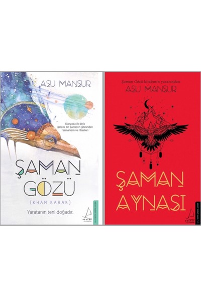 Şaman Gözü - Şaman Aynası (Asu Mansur 2 Kitap) + Tohumlu Kurşun Kalem Şaman Gözü - Şaman Aynası (Asu Mansur 2 Kitap) + Tohumlu Kurşun Kalem