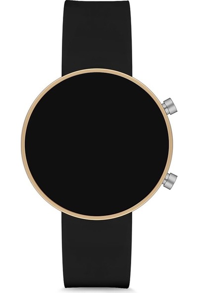 Saattino Rose Çelik Kasa Siyah Silikon Kordonlu Dijital LED Kadın Unisex Saat ST-303727