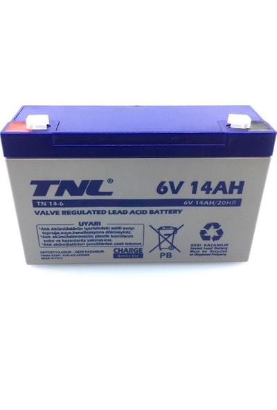 Tnl 6V 14AH Kuru Tip Akü 2020/08.AY Üretim Tarihi 1 Adet Tnl 6V 14AH Kuru Tip Akü 2020/08.AY Üretim Tarihi 1 Adet