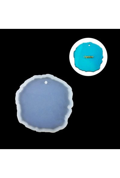 Hobizubi Tırtıklı Kenar Reçine Epoksi Kalıbı