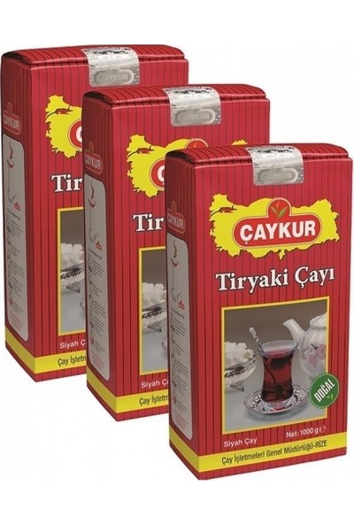 Çaykur Tiryaki Çay 1000 gr x 3 Adet Çaykur Tiryaki Çay 1000 gr x 3 Adet