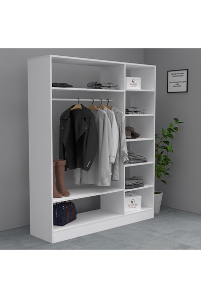 Kenzlife giysi dolabı dursun 180x150x40 byz gardırop