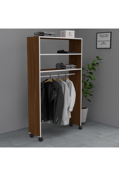 Kenzlife giysi dolabı hayrettin 180x120x40 cvz gardırop tekerlekli Kenzlife giysi dolabı hayrettin 180x120x40 cvz gardırop tekerlekli