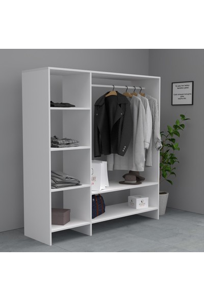 Kenzlife giysi dolabı mükremin 150x50x40 byz gardırop