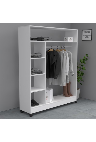 Kenzlife giysi dolabı necmettin 15x20x40 byz gardırop tekerlekli