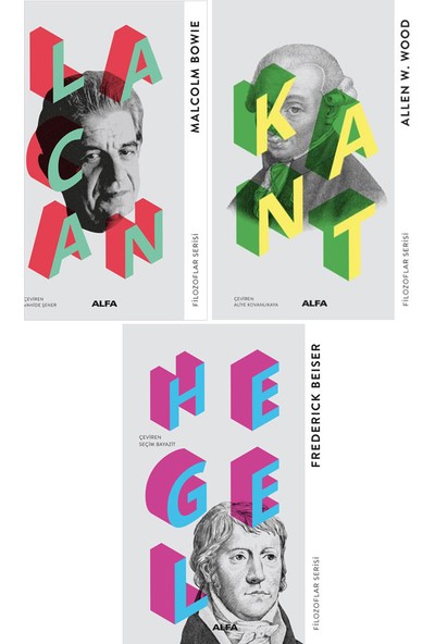 Filozoflar Serisi 3 Kitap Set / Lacan - Kant - Hegel Filozoflar Serisi 3 Kitap Set / Lacan - Kant - Hegel