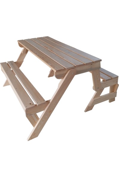 Abaş Ahşap Katlanır Piknik Masası