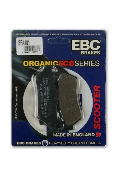 Ebc Scooter Fren Balatası SFA181 Ön Bajaj Pulsar 200 Bmw F750 F80 Ebc Scooter Fren Balatası SFA181 Ön Bajaj Pulsar 200 Bmw F750 F80