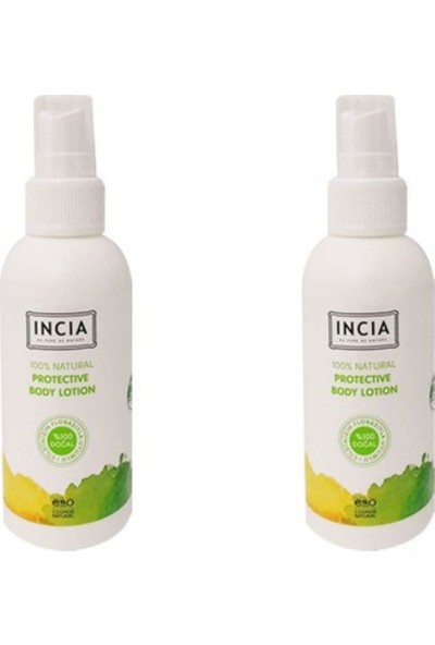 Incia Protective Body Lotion - Koruyucu Vücut Losyonu 100 ml 2 Adet Incia Protective Body Lotion - Koruyucu Vücut Losyonu 100 ml 2 Adet