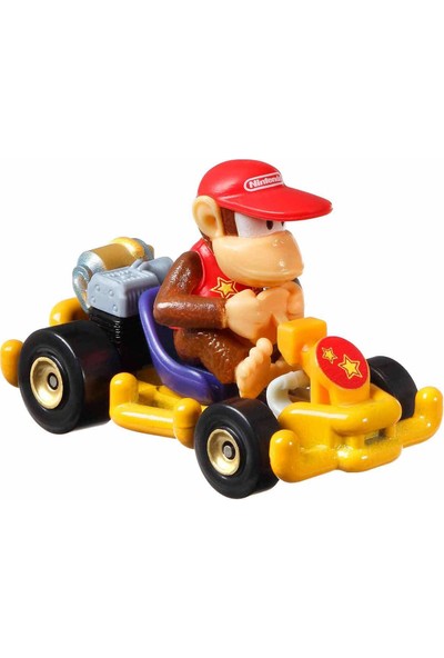 Hotwheels Hot Wheels Mario Kart Karakter Araçlar GBG25 - Diddy Kong - Pipe Frame Hotwheels Hot Wheels Mario Kart Karakter Araçlar GBG25 - Diddy Kong - Pipe Frame