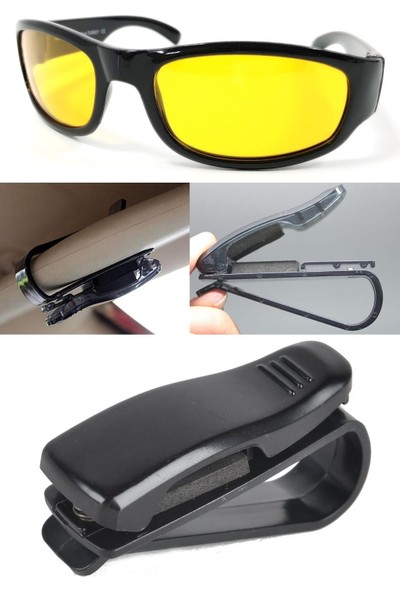 Vip Tedarik Araç Içi Gözlük ve Tutucu Vip Tedarik Araç Içi Gözlük ve Tutucu