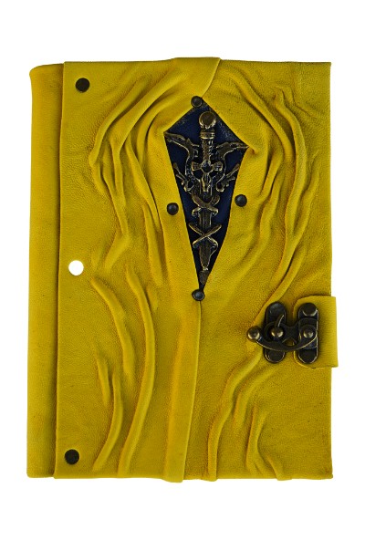 Leathertica Gerçek Deri Anı Defteri Istavroz Renkli