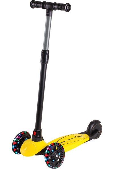 Furkan Toys Dragon Sarı LED Işıklı Scooter