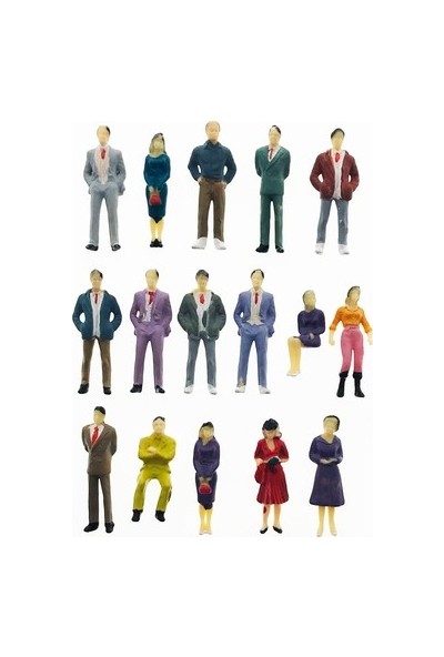 hobi24 Maket Insan Figürü 10 Adet - 1/50 hobi24 Maket Insan Figürü 10 Adet - 1/50