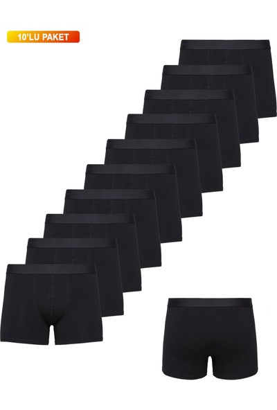 Nacar Store Erkek 10\'lu Paket Pamuklu Likralı Boxer Nacar Store Erkek 10\'lu Paket Pamuklu Likralı Boxer