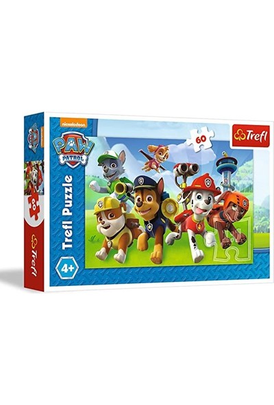 Trefl Paw Patrol Harekete Hazır Kutulu Puzzle/yapboz 60'parça Trefl Paw Patrol Harekete Hazır Kutulu Puzzle/yapboz 60'parça