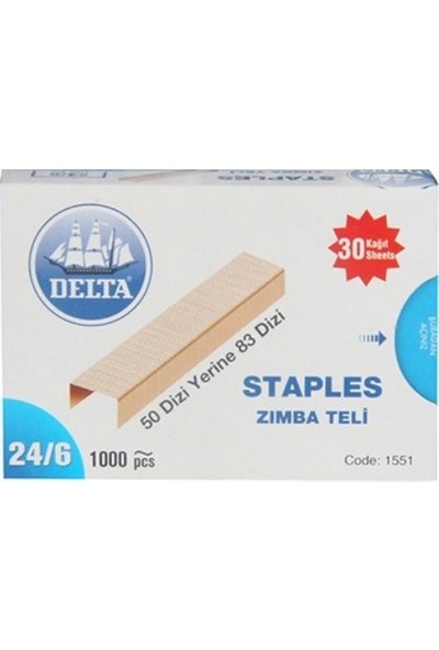 Delta Zımba Teli 24/6 1000 Tel