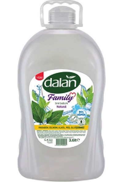 Dalan Family Sıvı Sabun Natural 3600 Ml Dalan Family Sıvı Sabun Natural 3600 Ml