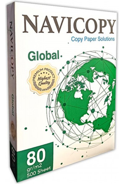 Navicopy Global A4 Fotokopi Kağıdı 80 gr 500 Yaprak