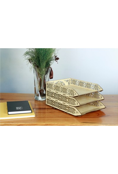 Landi Work Landiwork 3 Katlı Ahşap Rebab Dosyalık Landi Work Landiwork 3 Katlı Ahşap Rebab Dosyalık