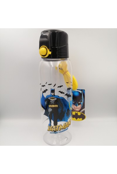 Tuffex Batman Pipetli Kilitli Matara Lisanslı Ürün 650 ml Tuffex Batman Pipetli Kilitli Matara Lisanslı Ürün 650 ml