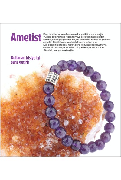 Osmanlı Doğal Taş Doğal Taş Bileklik - Bronzit 18-19 cm