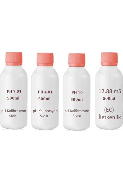 Tekno İstanbul Kalibrasyon Sıvısı Seti (500 ml)- Tampon Çözelti Seti (500 ml)