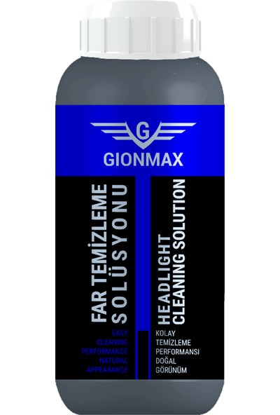 Gionmax Buharlı Far Temizleme Sıvısı 150 ml Kloroform Araba Far Parlatma Kimyasalı