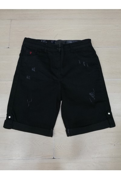 Haimoda Kadın Büyük Beden Duble Paça Kot Şort Haimoda Kadın Büyük Beden Duble Paça Kot Şort