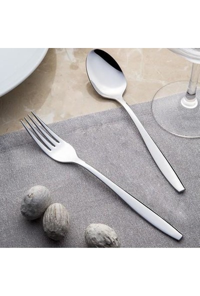 Nehir Sahra Tatlı Kaşık - 6 Lı Tatlı Kaşığı