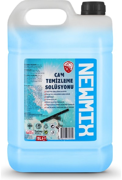 Newmix Cam Temizleme Solüsyonu 5 lt Newmix Cam Temizleme Solüsyonu 5 lt