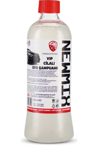 Newmix Cilalı Fırçasız Oto Şampuanı 500ML