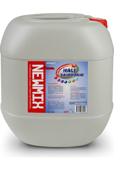 Newmix Kostik İçermeyen Halı Şampuanı-30 kg Newmix Kostik İçermeyen Halı Şampuanı-30 kg