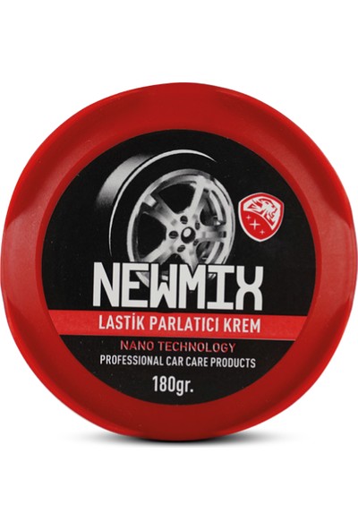Newmix Nano Lastik Parlatıcı Krem 180 gr