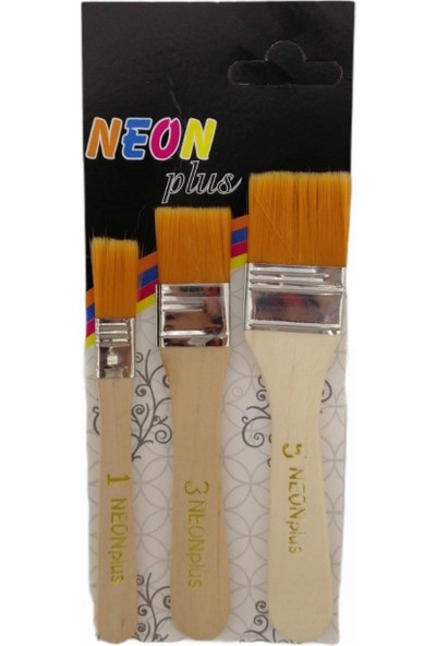 Neon Plus Fırça Seti 3'lü Neon Plus Fırça Seti 3'lü