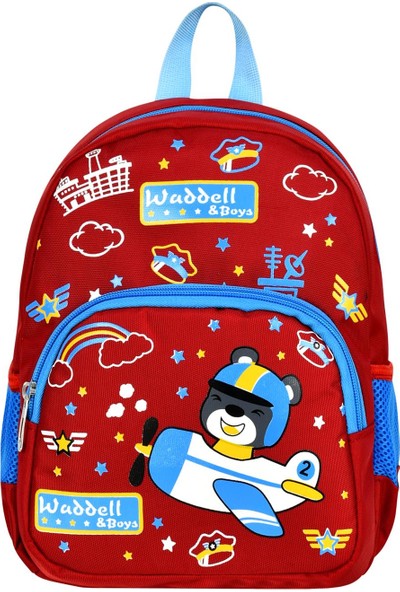 Waddell Uçak Desenli Anaokul Çantası