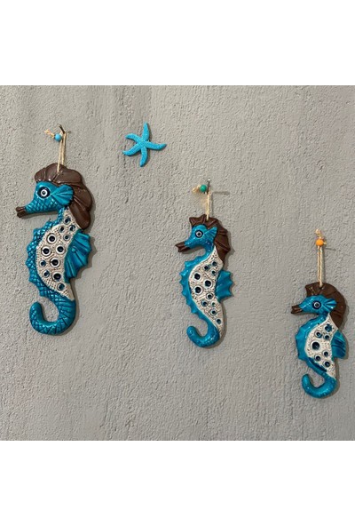 Dekoratif Balkon Süsü, 3'lü Denizatı Duvar Süsü