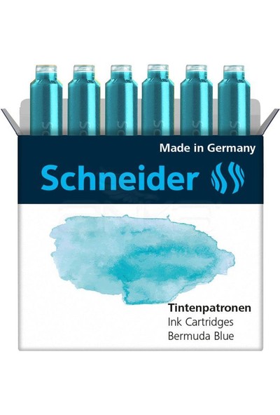 Schneider Dolmakalem Kartusu 6'lı Buz Mavisi Schneider Dolmakalem Kartusu 6'lı Buz Mavisi