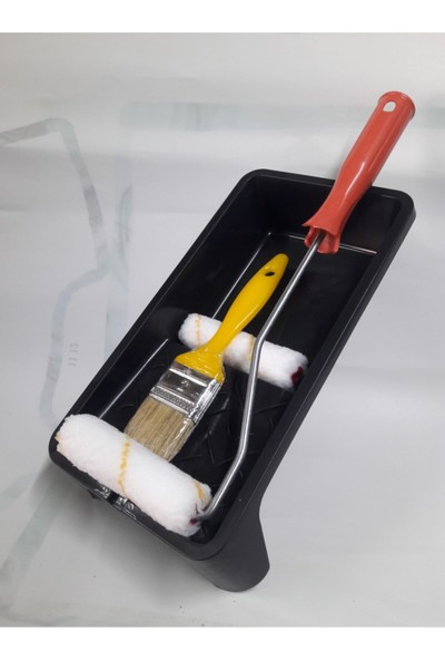 İlhan Usta Boyacı Seti (Parmak Rulo 10CM Yedek Rulo 2:no Fırça , Boya Kabı 10 Cm) İlhan Usta Boyacı Seti (Parmak Rulo 10CM Yedek Rulo 2:no Fırça , Boya Kabı 10 Cm)